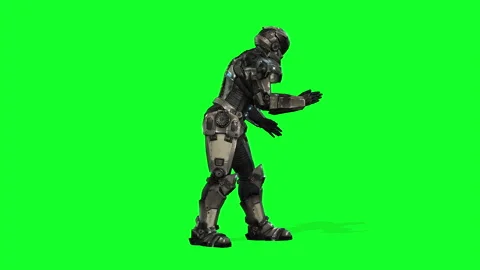 4k animation - robot dancing like robot ... | Stock Video | Pond5