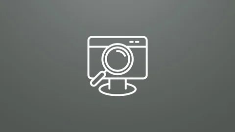 4k animation of search and find on compu... | Stock Video | Pond5