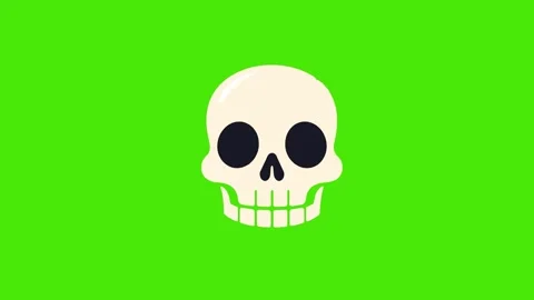 Skull Green Screen Stock Footage ~ Royalty Free Stock Videos | Pond5