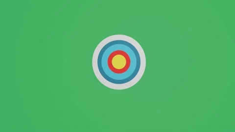 4k Archery Paper Target for Shooting Bul... | Stock Video | Pond5