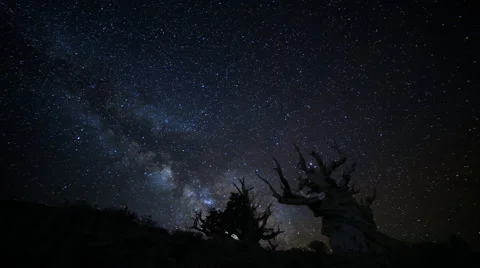 4K Astro Time Lapse of Milky Way & Ancie... | Stock Video | Pond5