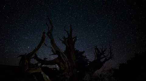 4K Astro Time Lapse of Starry Sky over A... | Stock Video | Pond5