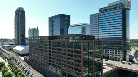 4K Atlanta Georgia Microsoft Building & ... | Stock Video | Pond5