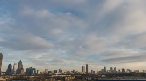 4K Atlanta, Georgia wide static shot of ... | Stock Video | Pond5