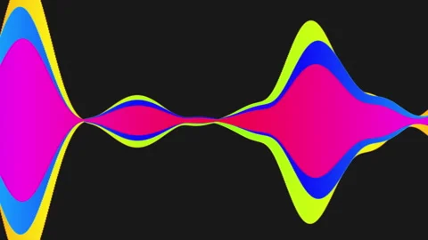 4K Audio spectrum. Minimalist audio wave... | Stock Video | Pond5