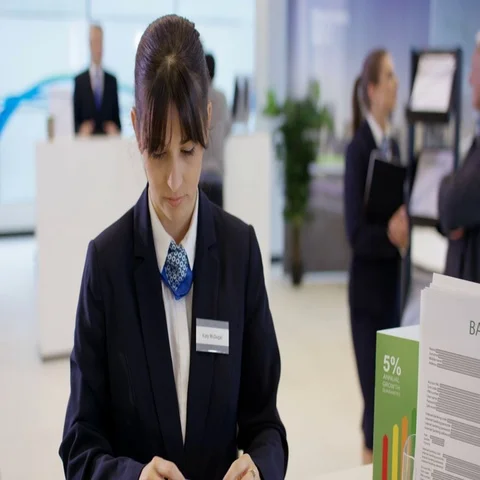 Bank Worker Stock Video Footage | Royalty Free Bank Worker Videos | Pond5