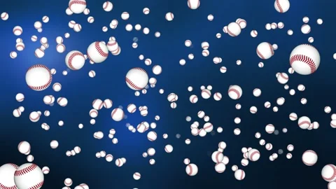 4K Baseball ball throw in Motion on Gree... | Stock Video | Pond5