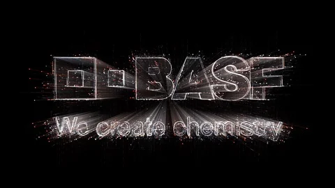 4k basf word Chemical company brand logo... | Stock Video | Pond5