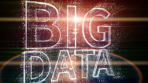 4k Big Data Animated Tag Word Cloud,Matr... | Stock Video | Pond5