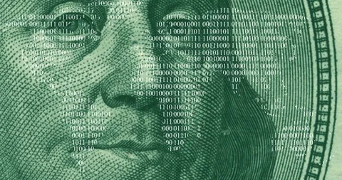 4K Binary Code - Dollar Background Anima... | Stock Video | Pond5