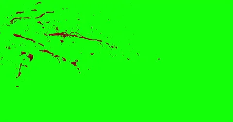 Blood Green Screen Stock Video Footage | Royalty Free Blood Green ...