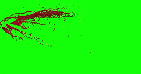 Blood Green Screen Stock Video Footage | Royalty Free Blood Green ...