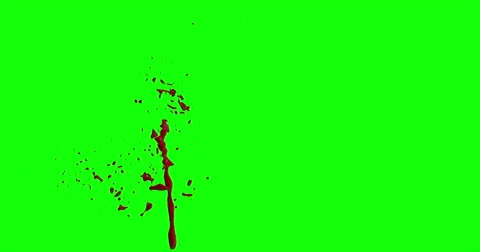 Blood Green Screen Stock Video Footage | Royalty Free Blood Green ...