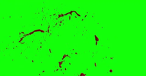 Blood Green Screen Stock Video Footage | Royalty Free Blood Green ...