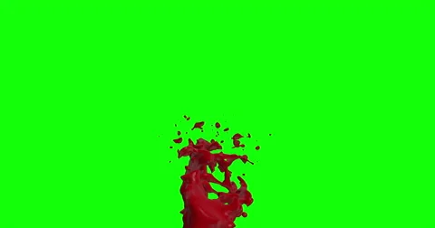 Blood Green Screen Stock Video Footage | Royalty Free Blood Green ...