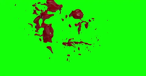 Blood Green Screen Stock Video Footage | Royalty Free Blood Green ...
