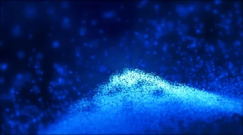 4K Blue Abstract Particles Background | Stock Video | Pond5