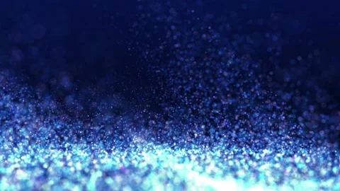 4k Blue Animated Particles Background | Stock Video | Pond5