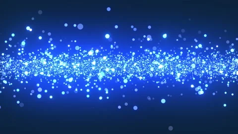 4k Blue Glow Animated Particles Backgrou... | Stock Video | Pond5