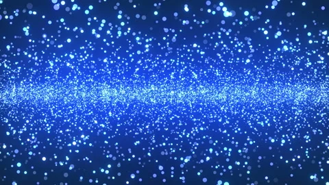 4k Blue Glow Animated Particles Backgrou... | Stock Video | Pond5