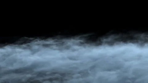 4k Blue grey mist rolls left to right wi... | Stock Video | Pond5