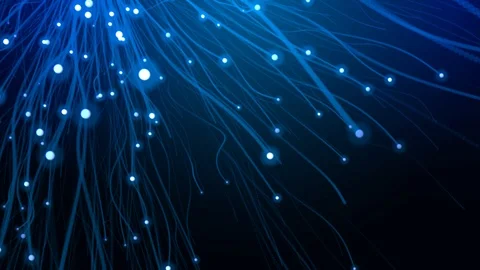 4K Blue light flare streaks and bokeh pa... | Stock Video | Pond5