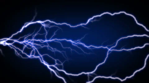 4k Blue Lighting Energy Sparking Seamles... | Stock Video | Pond5