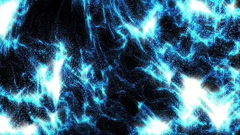 4k Blue Particle seamless background | Stock Video | Pond5