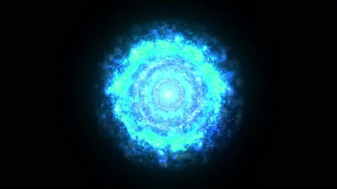 4k Blue Portal Hole. Looped Element | Stock Video | Pond5