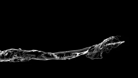 4k blue vortex water flow with a splashe... | Stock Video | Pond5