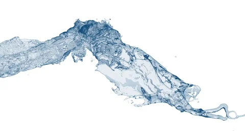 4K blue vortex water flow with a splashe... | Stock Video | Pond5