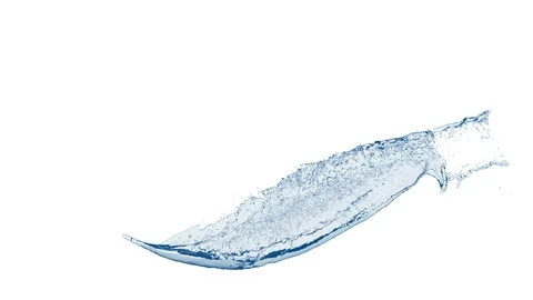 4K blue vortex water flow with a splashe... | Stock Video | Pond5