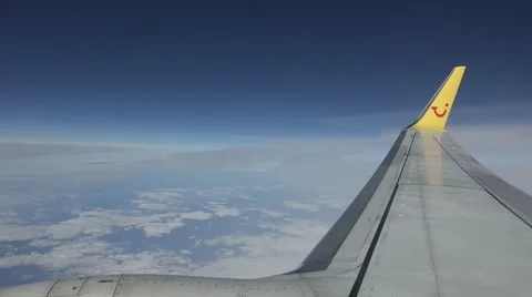 4k Boeing 737-800 aeroplane window seat ... | Stock Video | Pond5