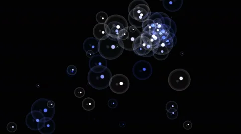 4k Bubble gas ball art particle backgrou... | Stock Video | Pond5