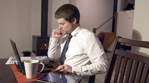 4k Business Man Thinking | Stock Video | Pond5