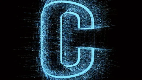 4k C Programming language word tag cloud... | Stock Video | Pond5