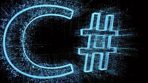 4k C# Programming language word tag clou... | Stock Video | Pond5