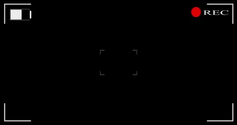 Camera Overlay Shutter Viewfinder Stock Footage ~ Royalty Free Stock ...