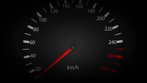 4k Car Speedometer Pointer High Speed Lo... | Stock Video | Pond5