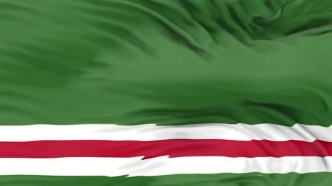 4K of the Chechen flag. A waving 3D anim... | Stock Video | Pond5