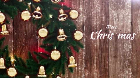 4k christmas animated background | Stock Video | Pond5
