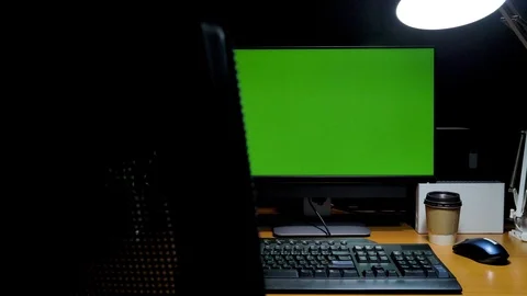 4K Chroma Key Green screen background of... | Stock Video | Pond5