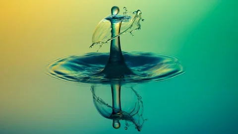 4k Cinemagraph of water drop on smooth l... | Stock Video | Pond5