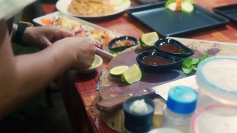 4K Cinematic cooking footage of a Thai c... | Stock Video | Pond5