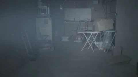 4k cinematic scary view inside an abando... | Stock Video | Pond5