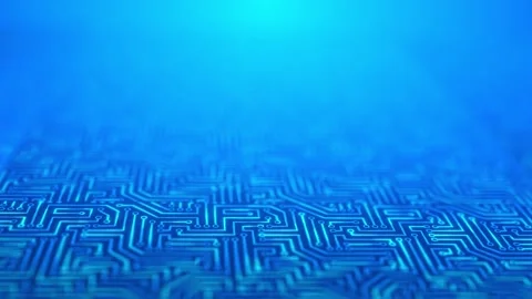 4K Circuit Board with moving electrons D... | Stock Video | Pond5