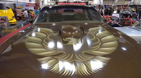 4k Classic Pontiac Trans Am front view m... | Stock Video | Pond5
