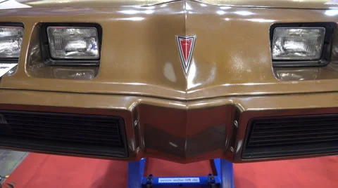 4k Classic Pontiac Trans Am front view m... | Stock Video | Pond5