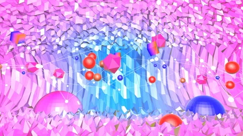 4k clean geometric animated background i... | Stock Video | Pond5