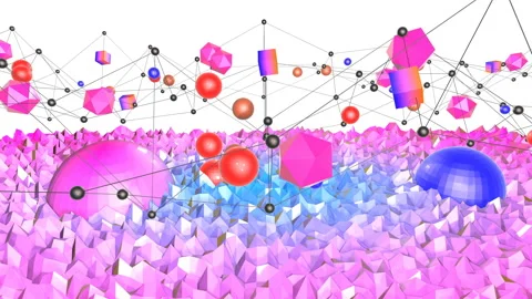 4k clean geometric animated background i... | Stock Video | Pond5